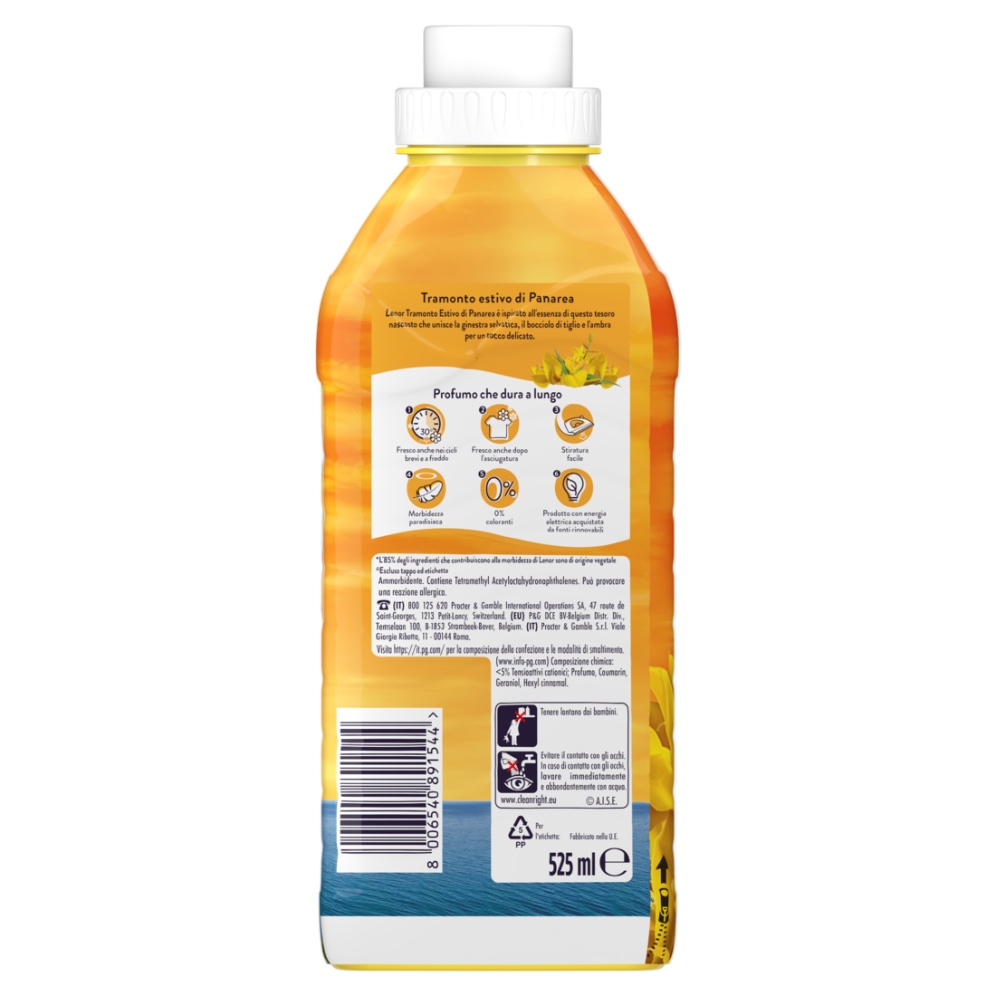 Reginato Fratelli store. Lenor fabric softener 25 washes Panarea 575 ml