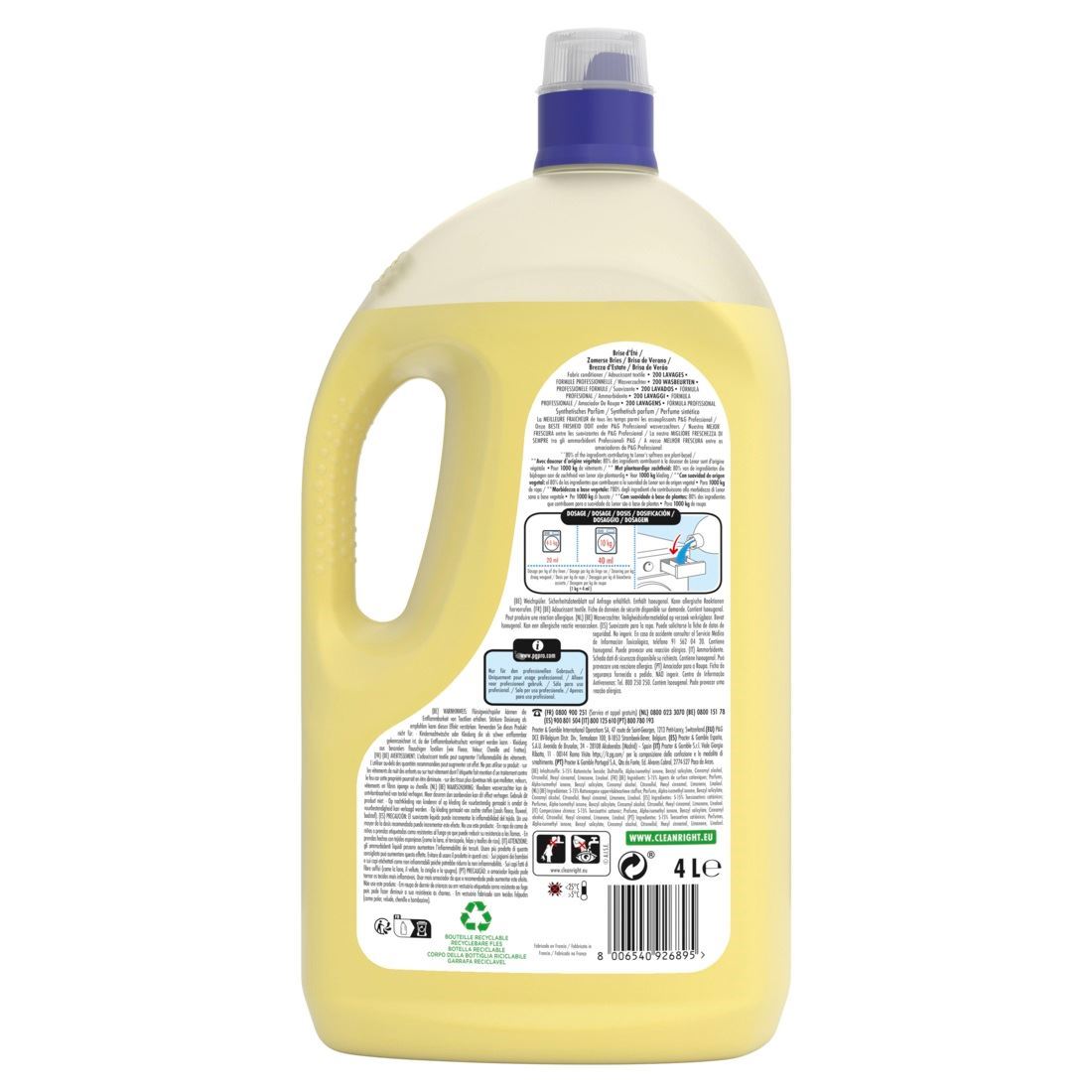 Reginato Fratelli store. Lenor - Fabric Softener yellow 200 washes catering