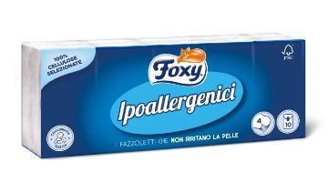 Reginato Fratelli store. Fazzoletti carta