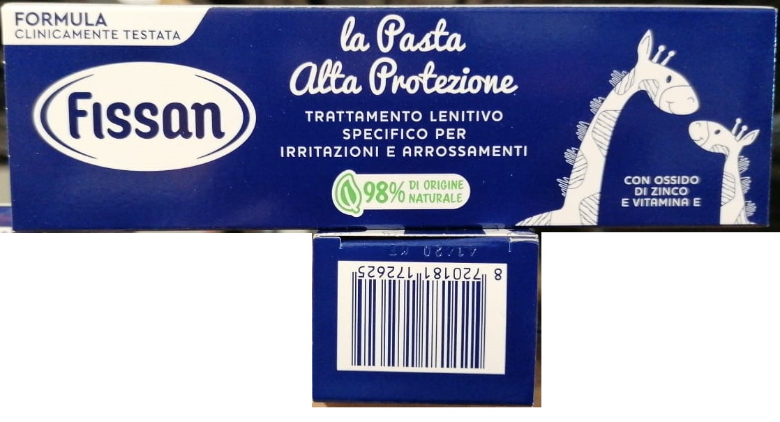 Reginato Fratelli store. FISSAN BABY HIGH PROTECTION PASTE 100 ML