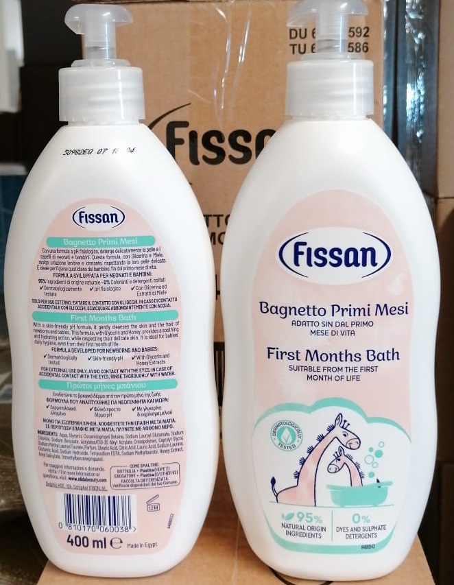 Reginato Fratelli store. FISSAN BABY BAGNO PRIMI MESI ML 400