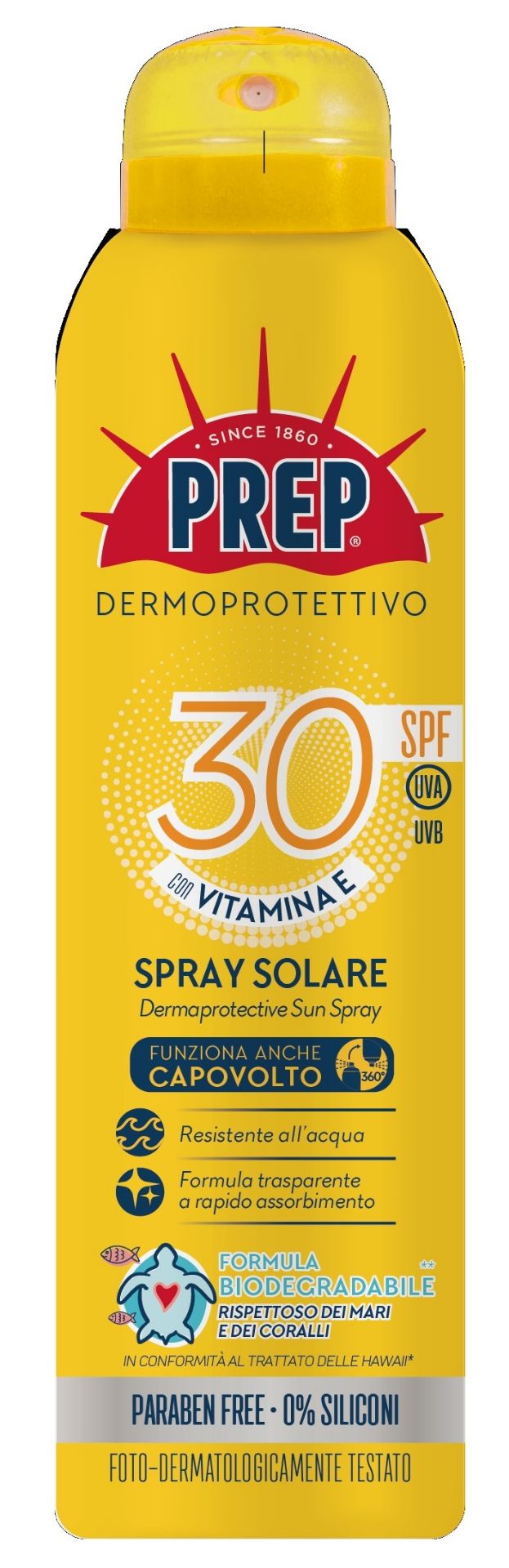 Reginato Fratelli store. PREP SUN DERMOPROTECTIVE SPRAY SPF 30 150 ML
